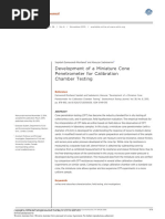 Technical Note CPT and Dissipation Tests | PDF | Porosity | Pressure
