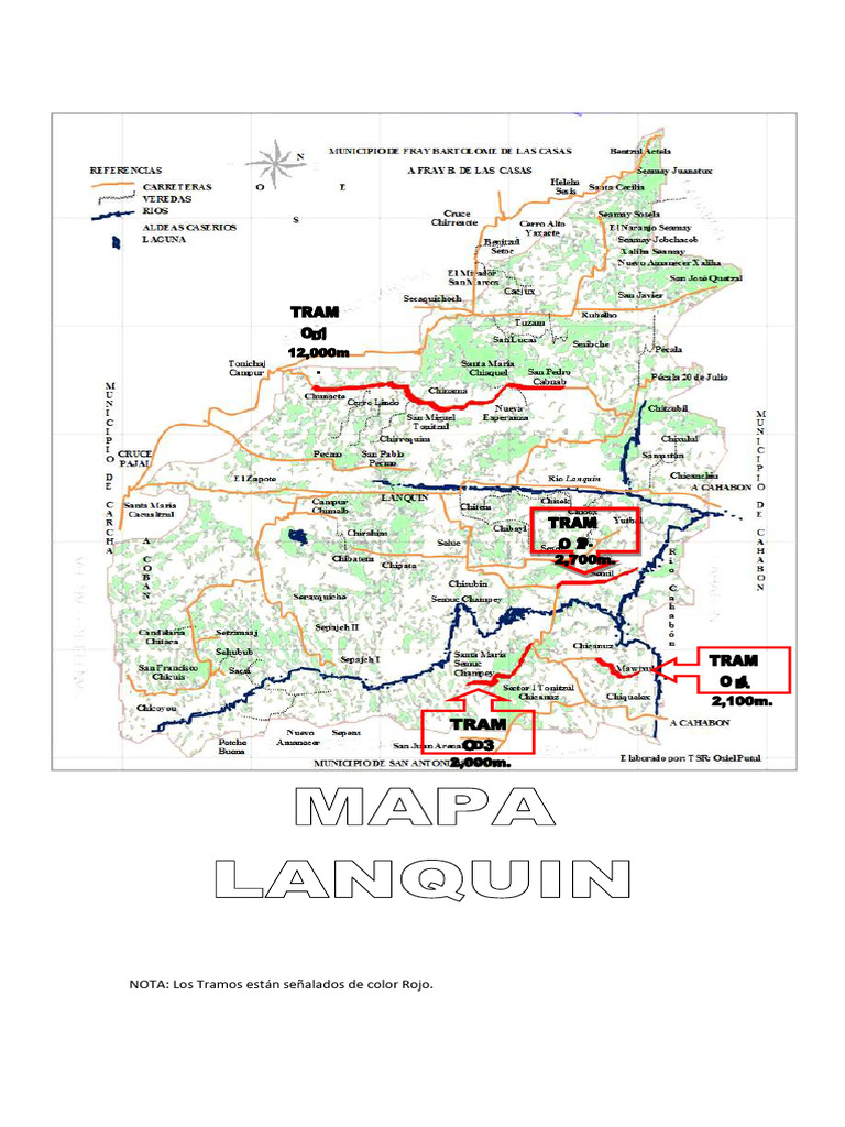 Mapa Lanquin Actualizado | PDF