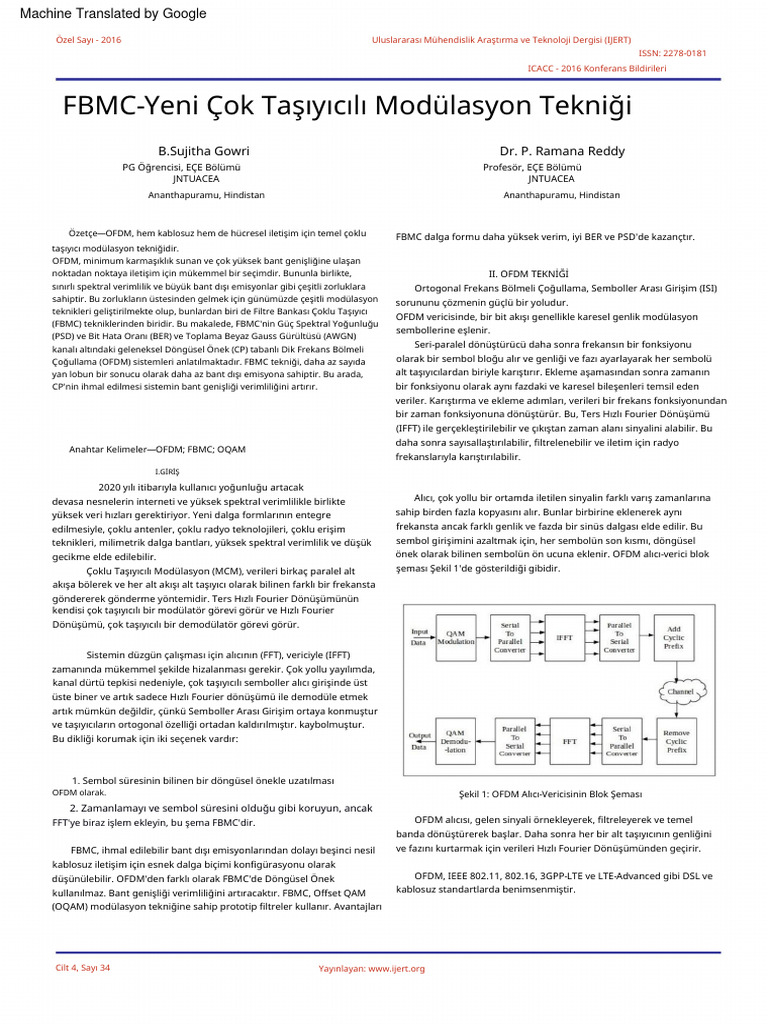 Fbmc New Multicarrier Modulation Technique Ijertconv4is34025 Pdf