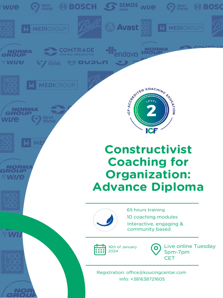 Constructivist Coaching For Organization Advance Diploma | PDF | Mindset | Agile Software ...
