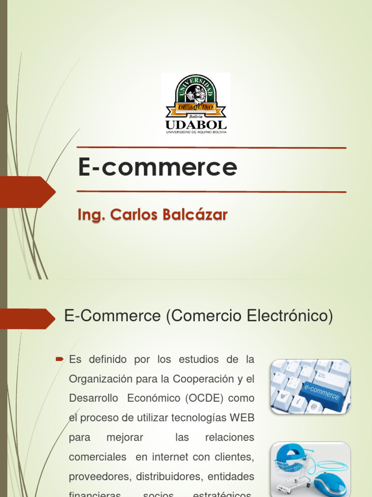Clase 4. E-Commerce | PDF | Comercio electrónico | Internet