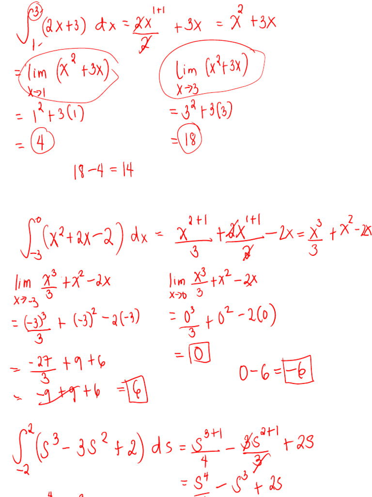 Evaluating Definite Integrals Using Calculus | PDF | Integral | Calculus
