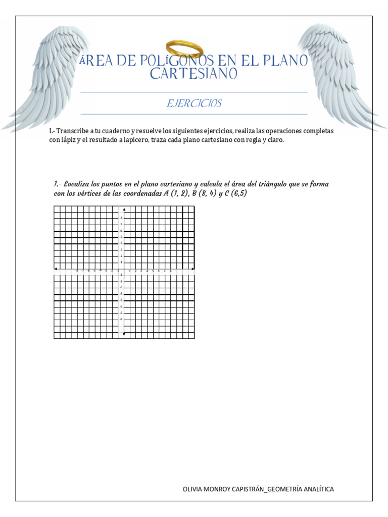 Ejercicios - Área de Polígono | PDF | Geometría Convexa | Politopos