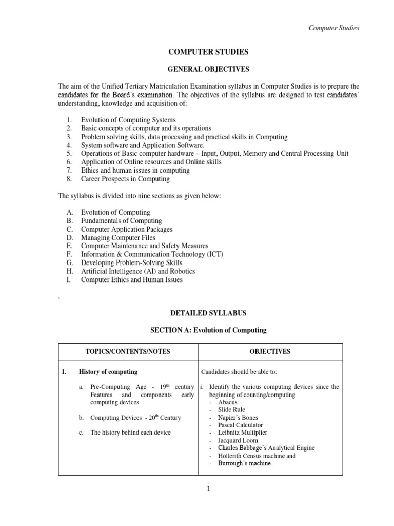 Computer Studies | Download Free PDF | Computer Network | Computer Data Storage