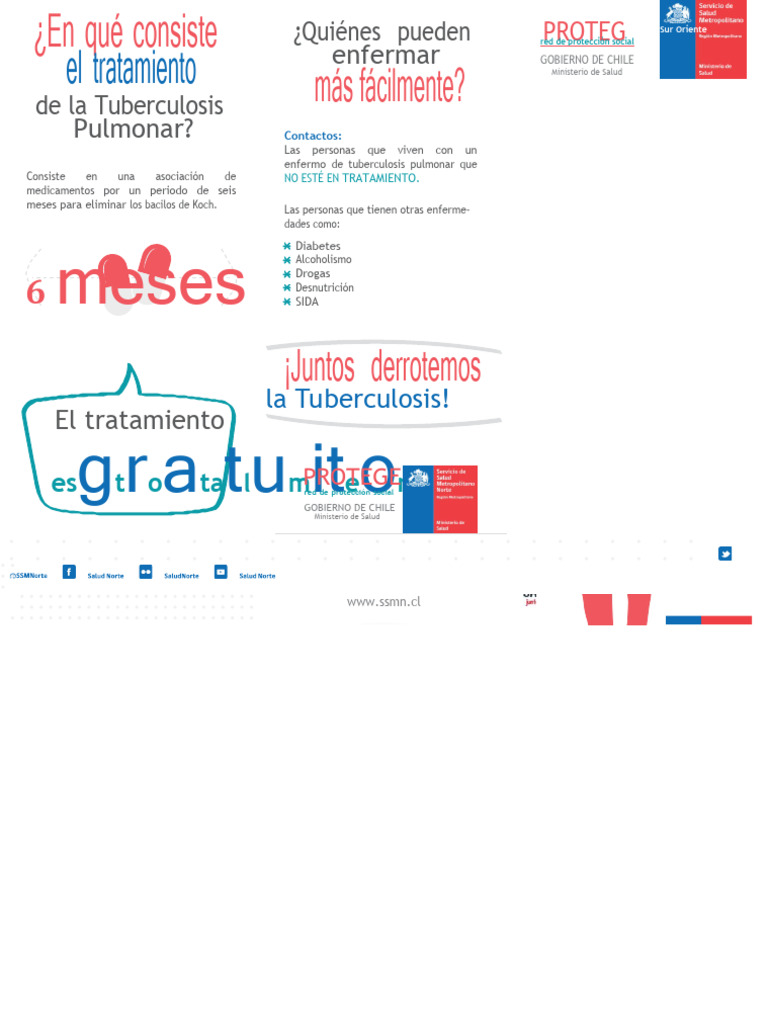 Triptico Que Es La TBC Español | PDF | Tuberculosis | Medicina CLINICA