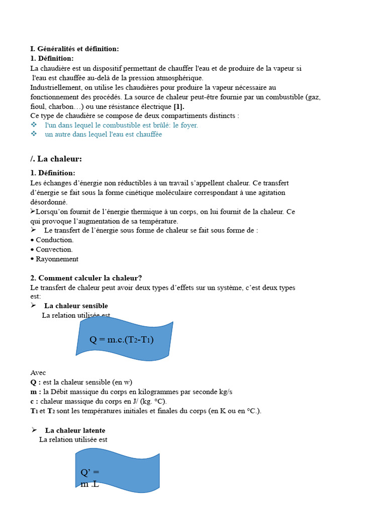 Bilan Thermique | PDF | Transfert thermique | Fioul