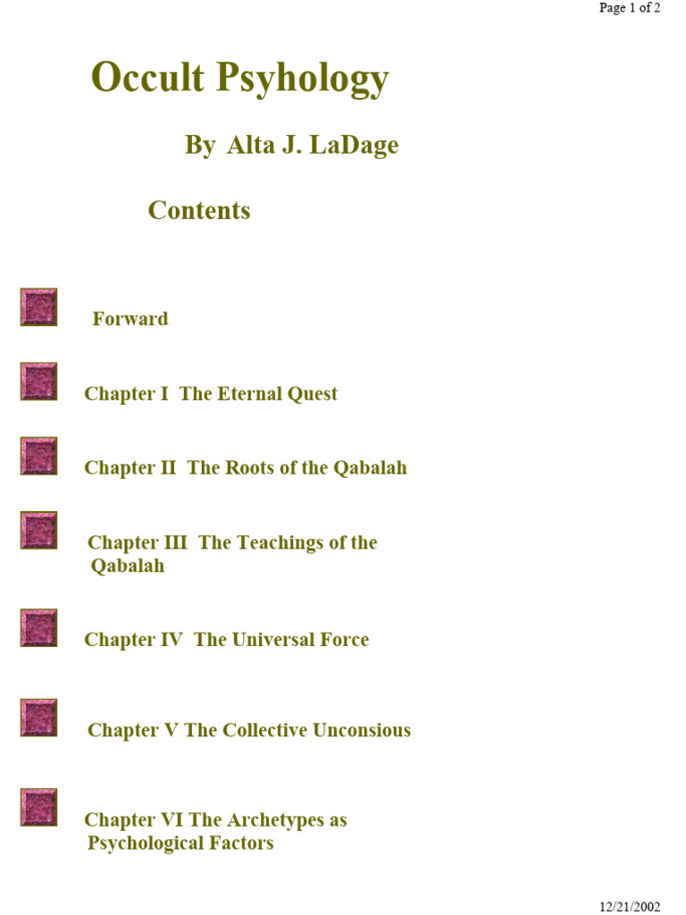 Occult Psycology | PDF | Hatha Yoga | Dream