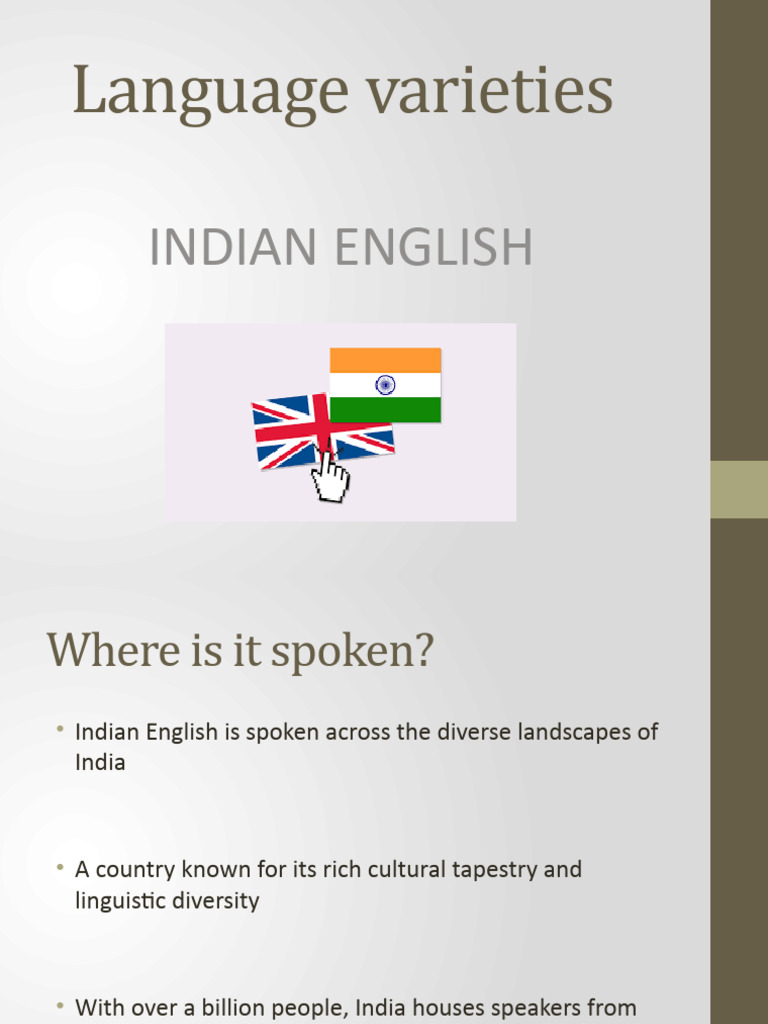 Language Varieties Indian | PDF | English Language | Languages Of India