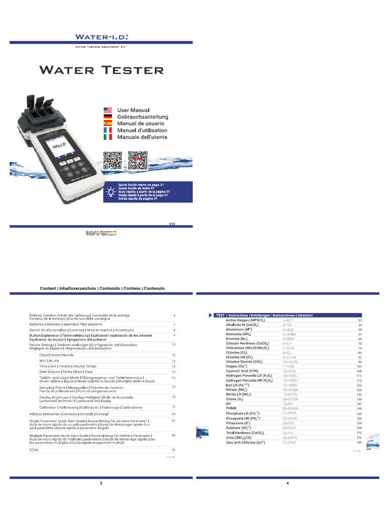 Manual Pool Lab 2.0 | PDF