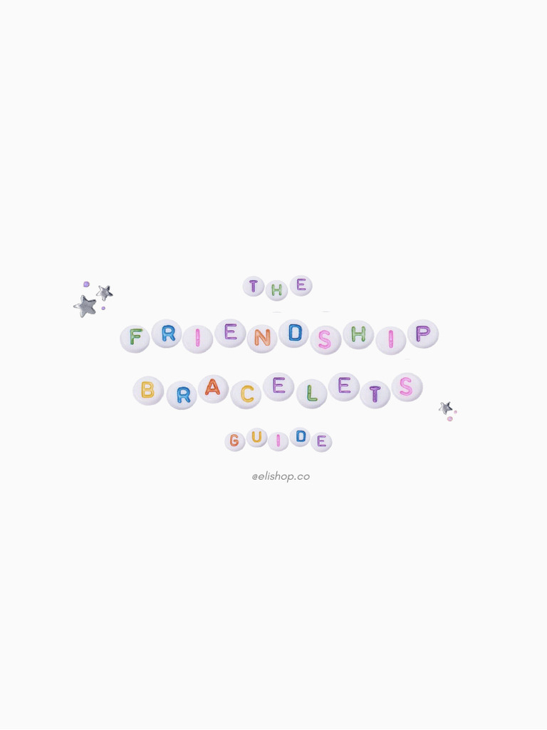 The Friendship Bracelets Guide | PDF | Taylor Swift | Songs Written