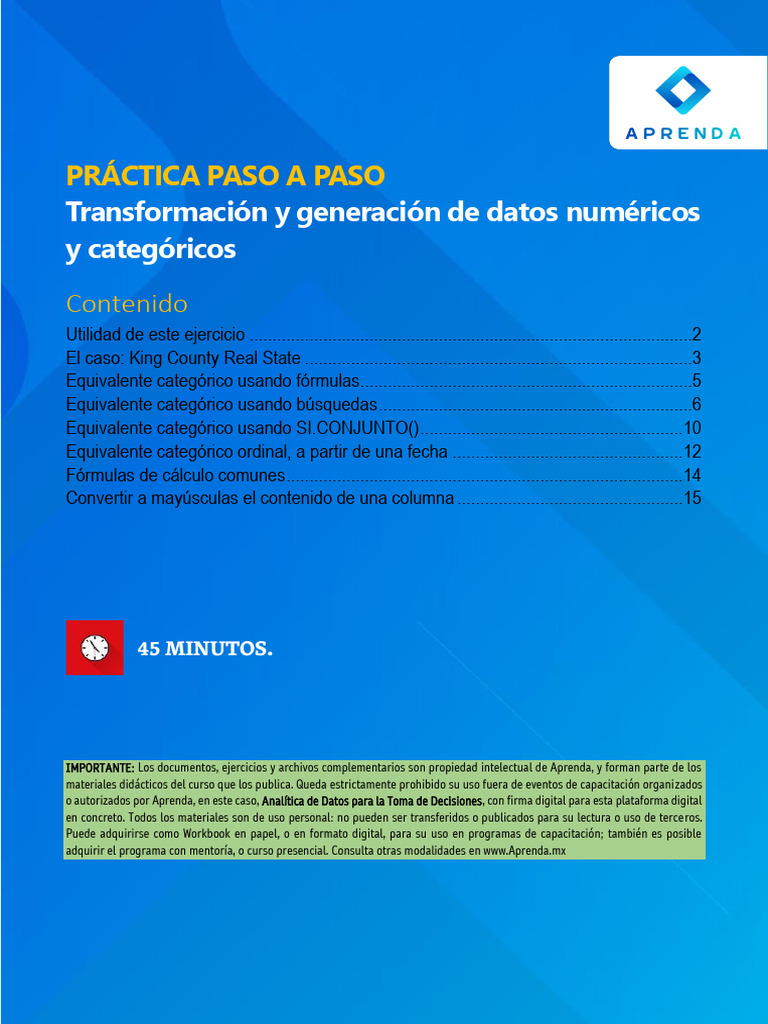 ADTD-27+Transformación+y+generación+de+datos+numéricos+y+categóricos | PDF
