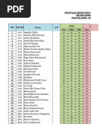 Contoh Format Rekap kehadiran siswa | PDF