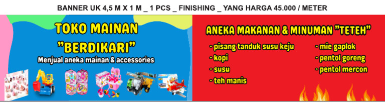 Banner Toko Mainan | PDF