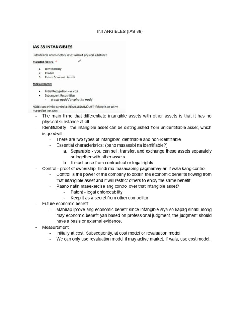 Intangibles | PDF | Intangible Asset | Goodwill (Accounting)