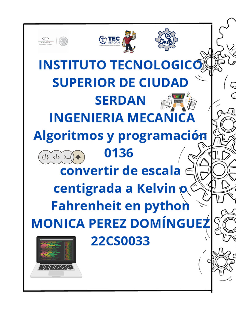 Convertir de Escala Centigrada A Kelvin o Fahrenheit en Python | PDF ...