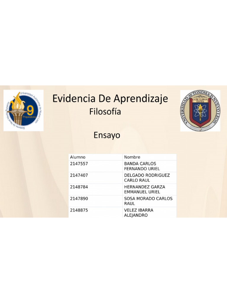 Evidencia Etapa 3 Filo | PDF