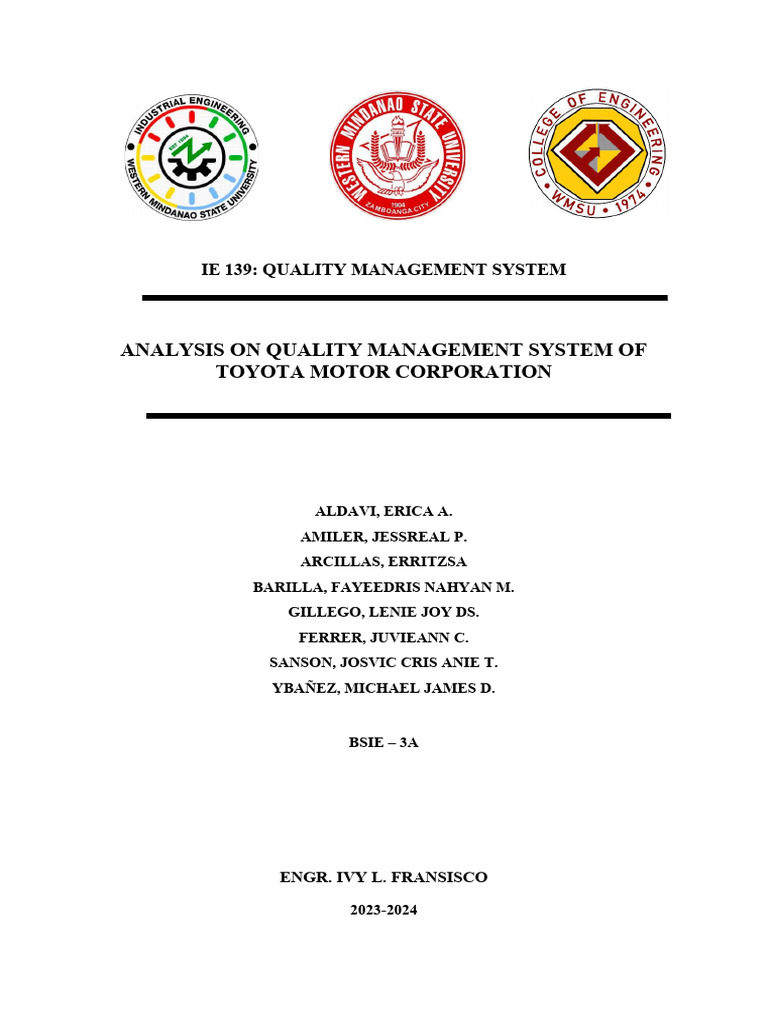 Group Ii QMS - Original | PDF | Lean Manufacturing | Quality Management