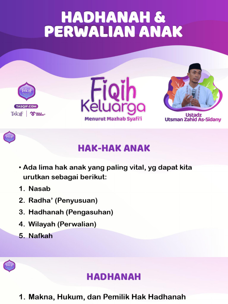Panduan Hadhanah dan Perwalian Anak | PDF