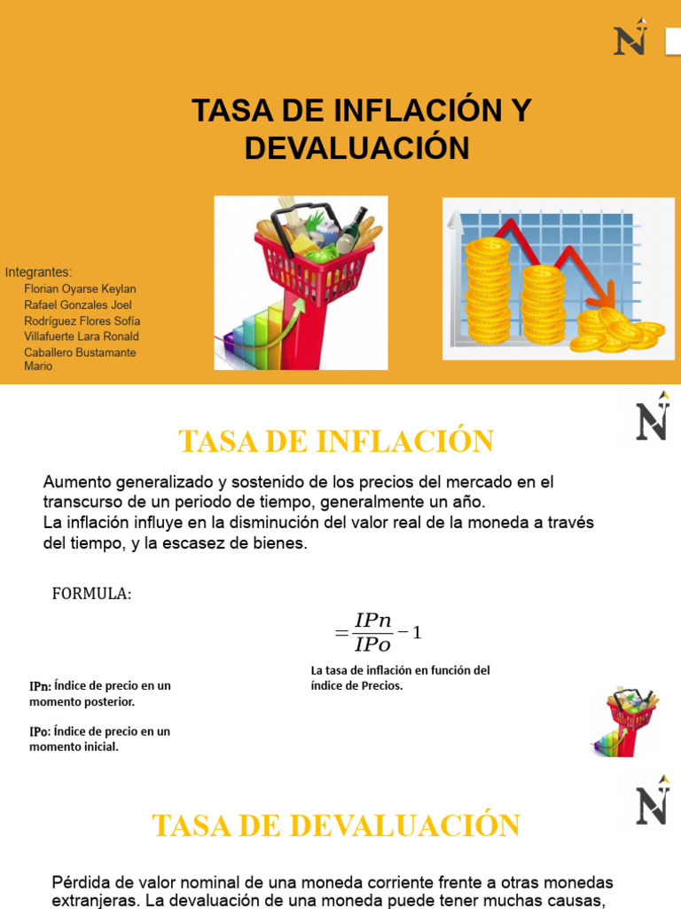 Tasa de Inflacion | PDF | Inflación | Precios
