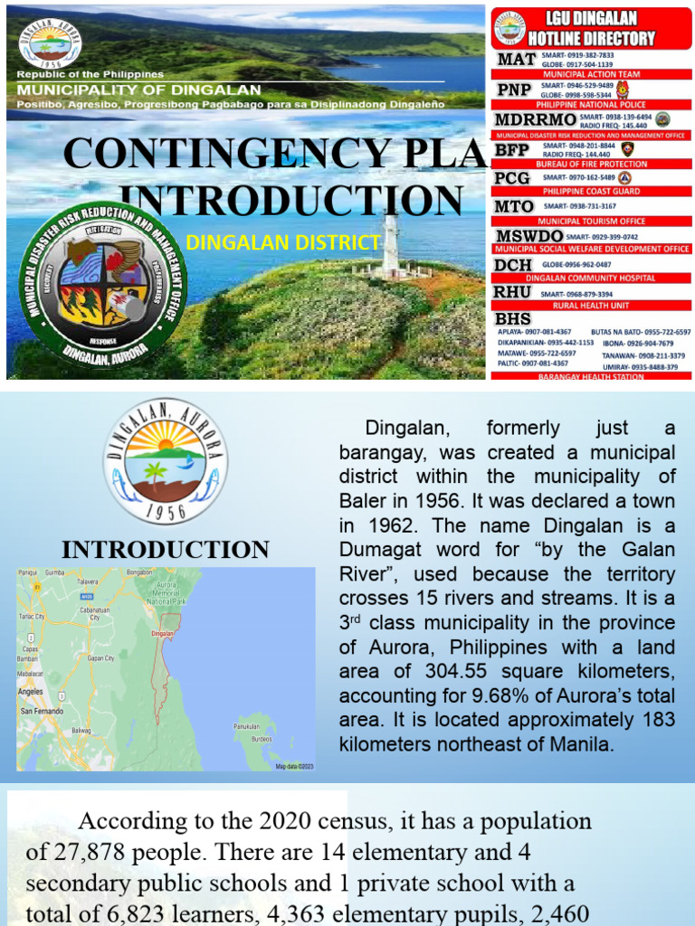Dingalan Earthquake Contingency Plan | PDF | Earthquakes | Natural ...