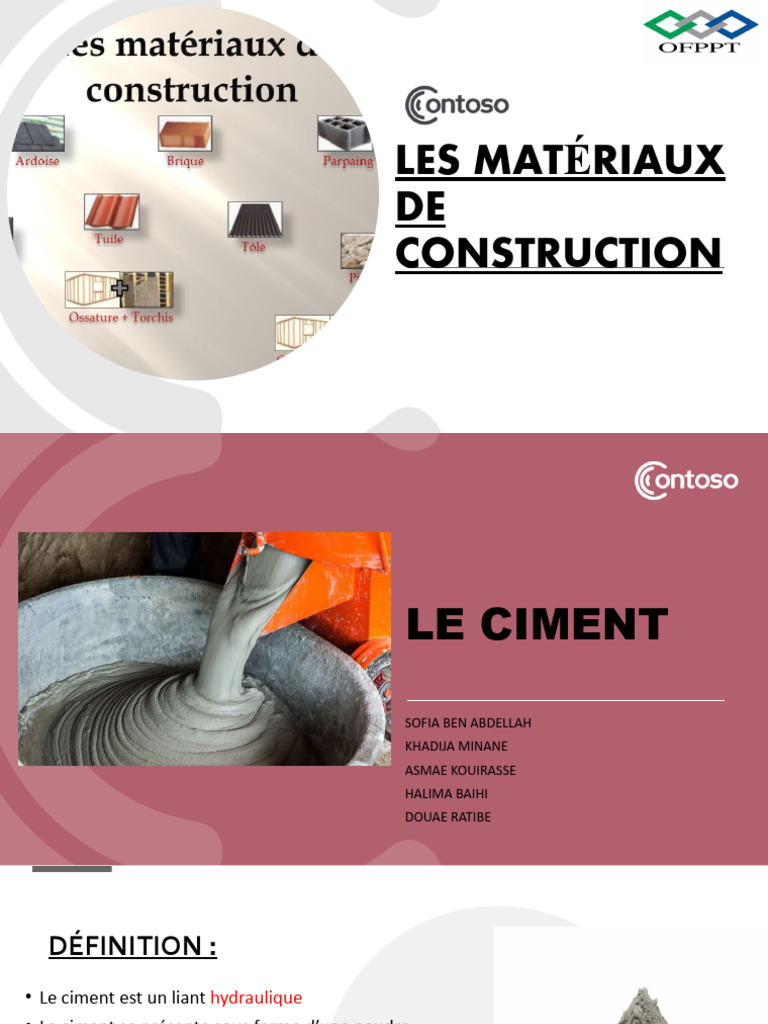 Ciment : Fabrication et Types Principaux | PDF | Ciment | Mortier ...