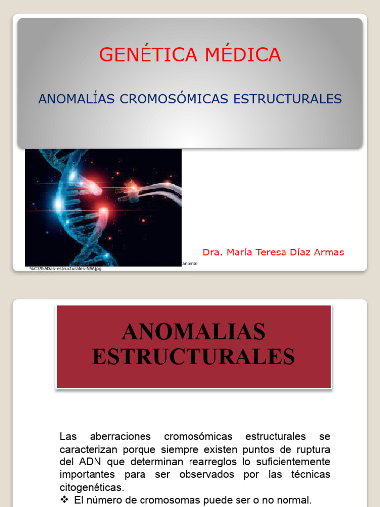 Anomalias Cromosòmicas Estructurales | PDF | Cromosoma | Deleción ...