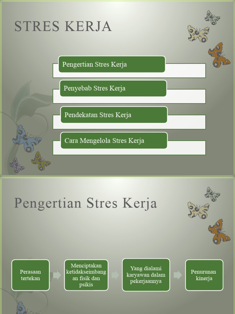 Mengelola Stres Kerja Efektif | PDF