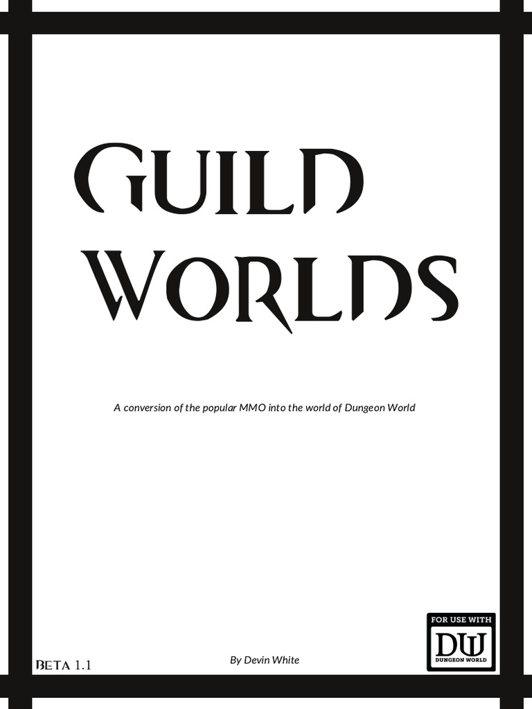 Guild World Beta 1.1 | PDF | Role Playing Games