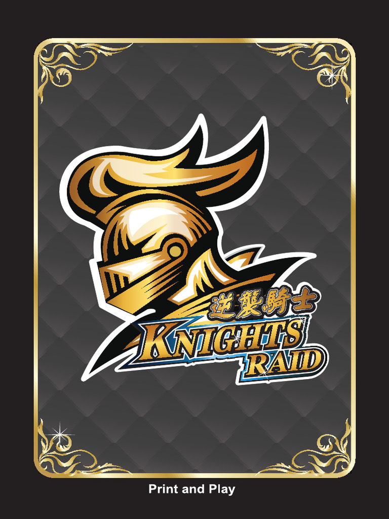 Knights Raid Print and Play 2018 | PDF