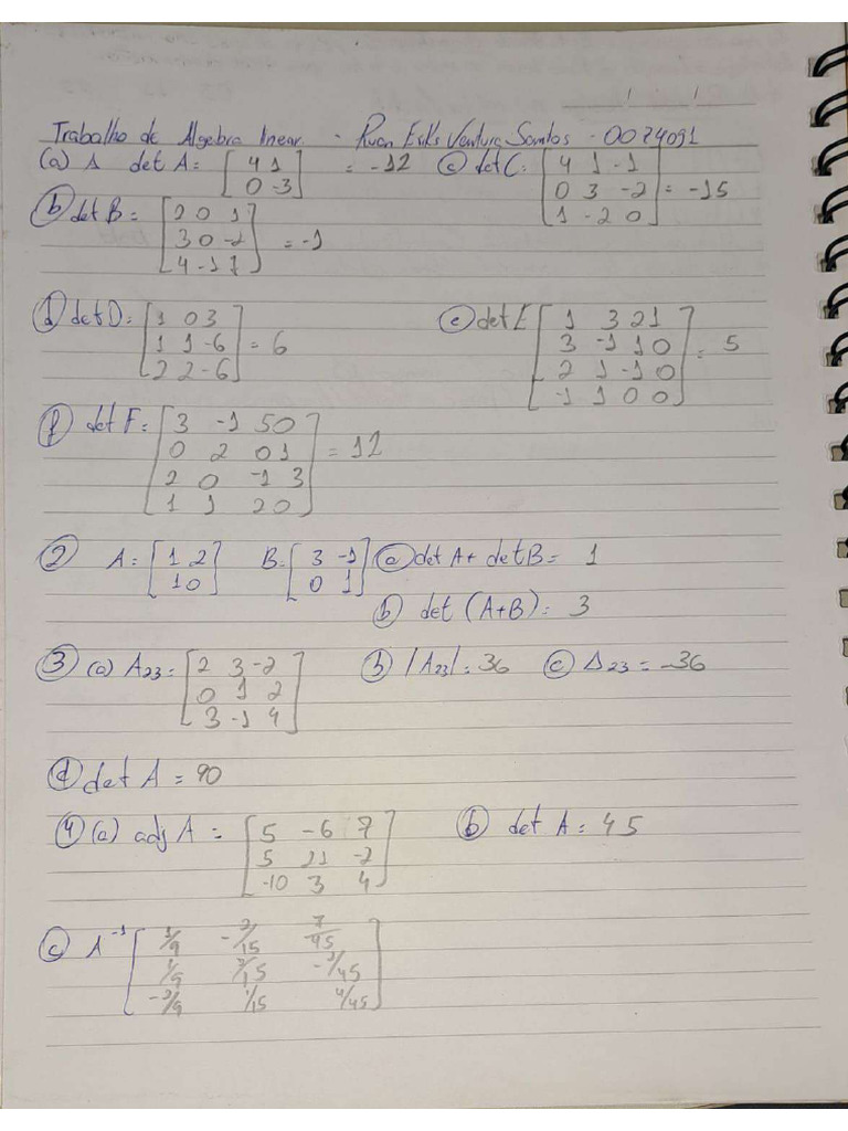 Lista 2 Algebra | PDF