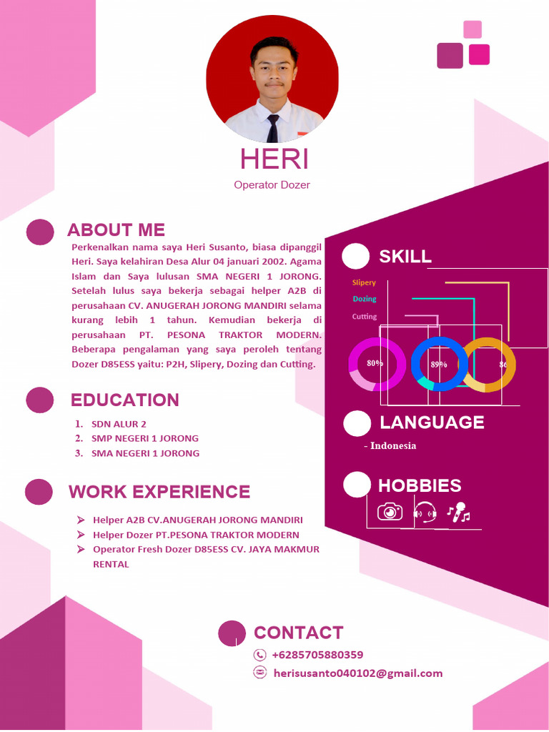 CV Heri Susanto | PDF