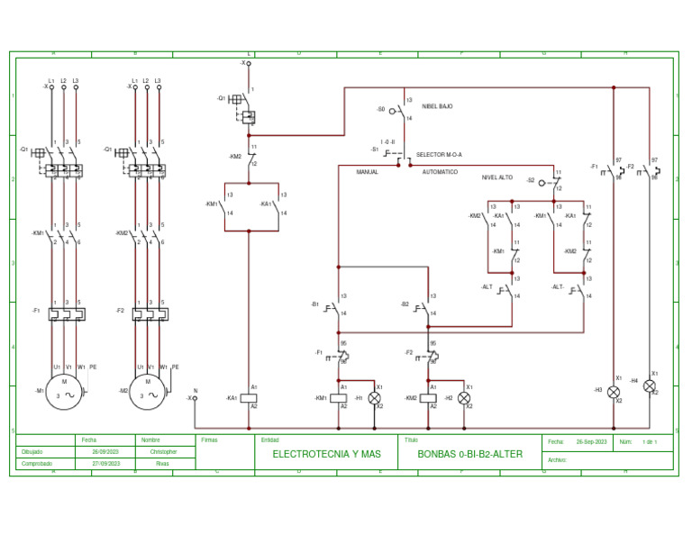 Bombas 0-B1-B2-Alternancia | PDF