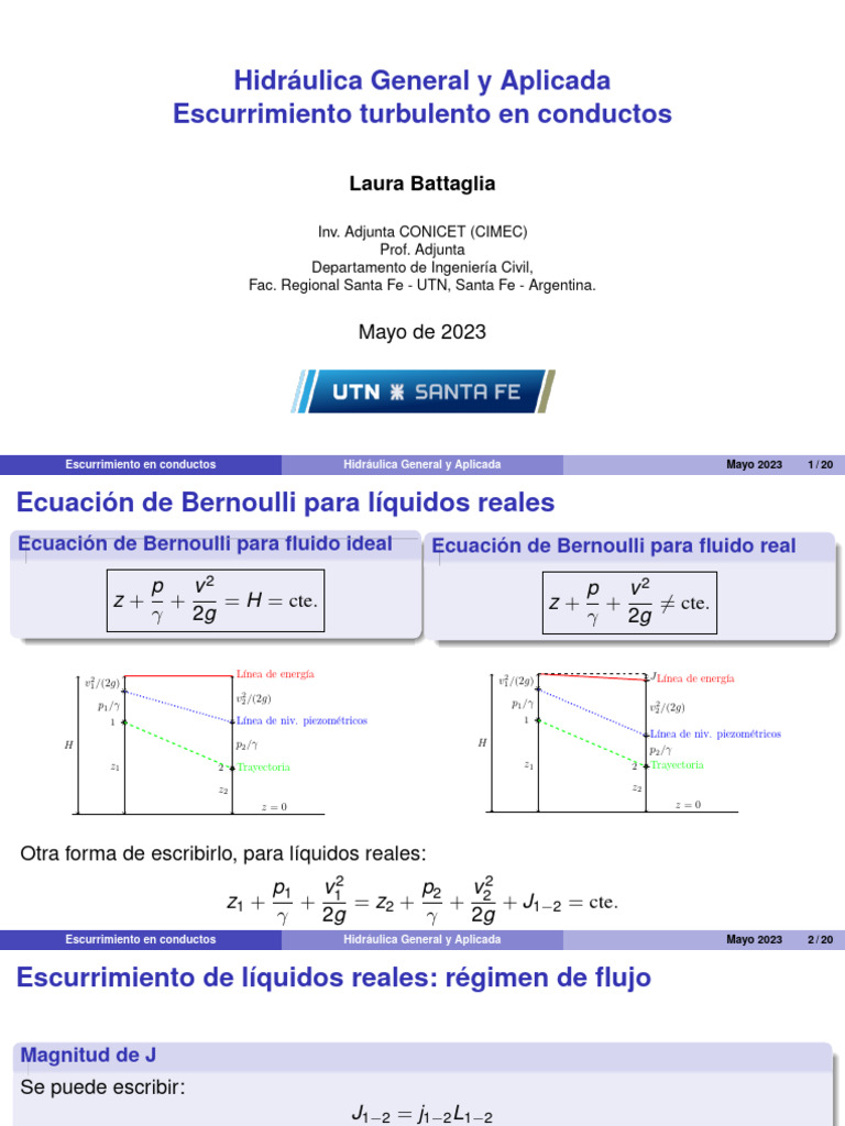 UT5 Conductos | PDF | Presión | Viscosidad