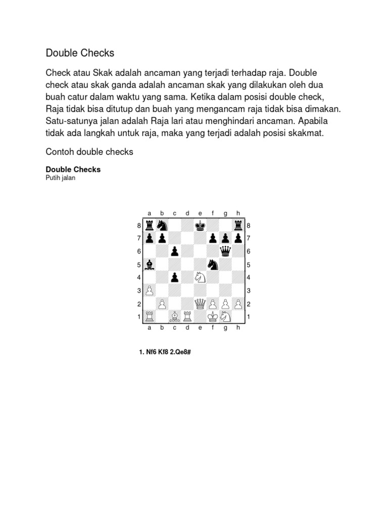 Double Checks | PDF