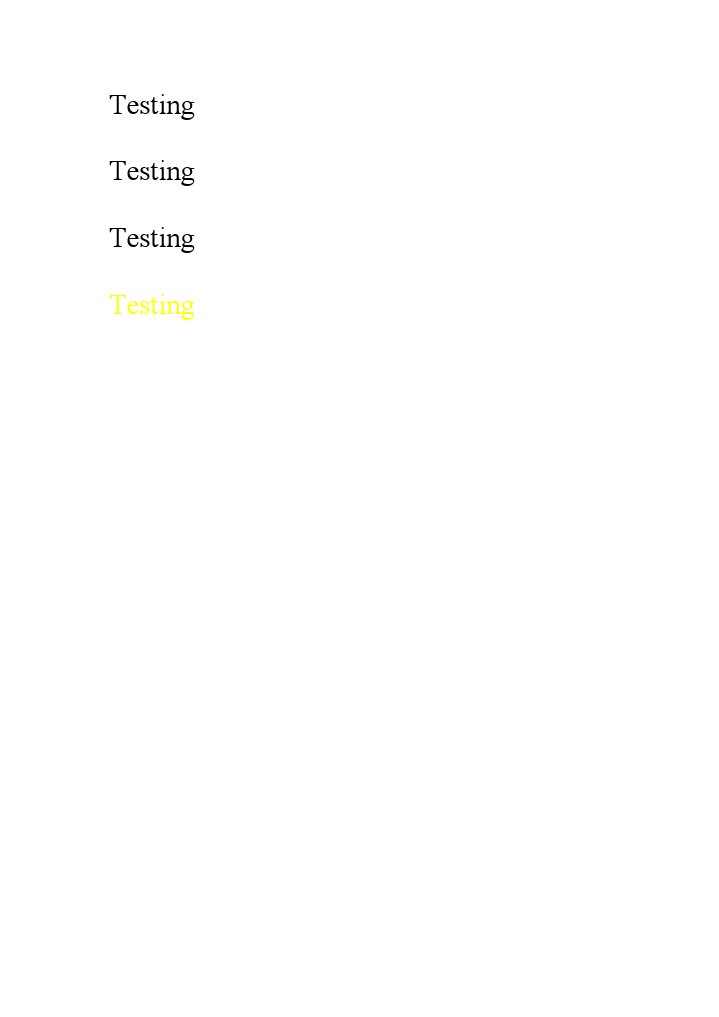 Testing Procedures and Guidelines | PDF