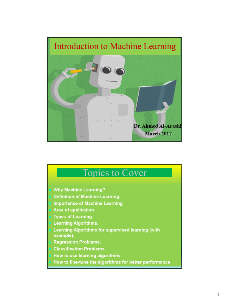 ML | PDF | Machine Learning | Regression Analysis