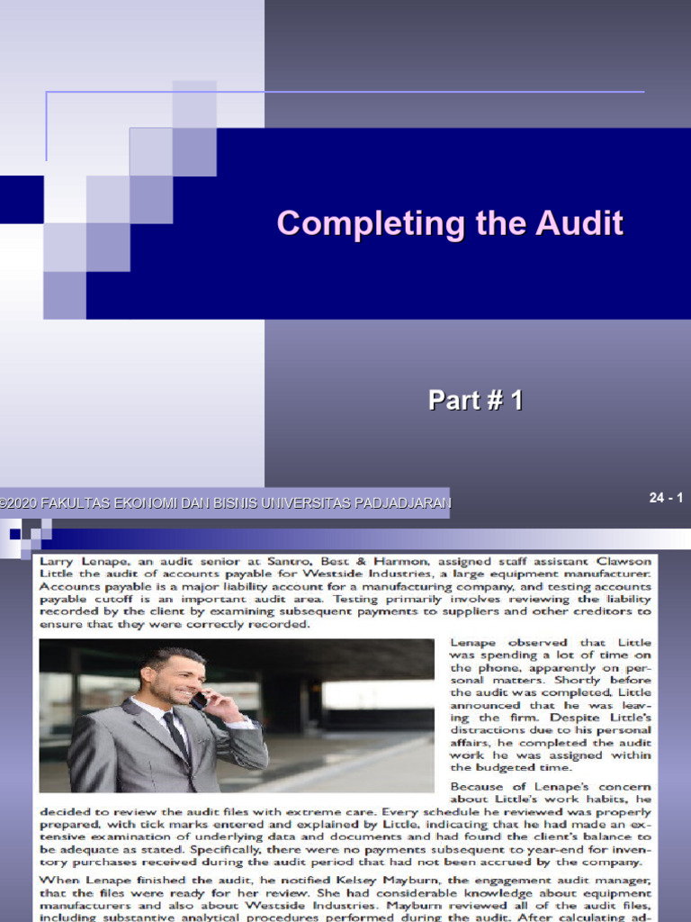 Chapter24 - 1 Mod Completing Rev Ci | PDF | Financial Audit | Auditor's Report