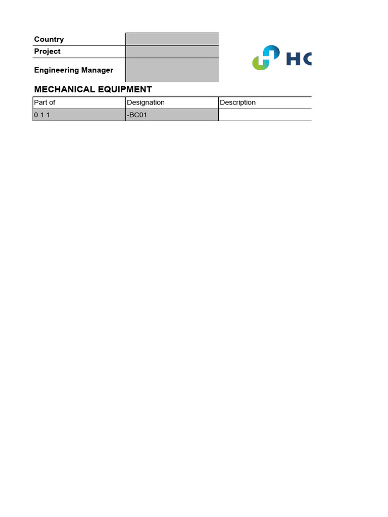 Equipment List | PDF