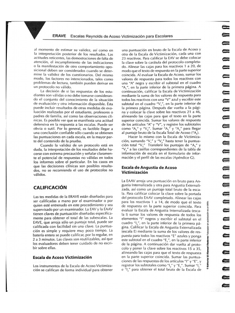 Fragmento Manual ERAVE | PDF