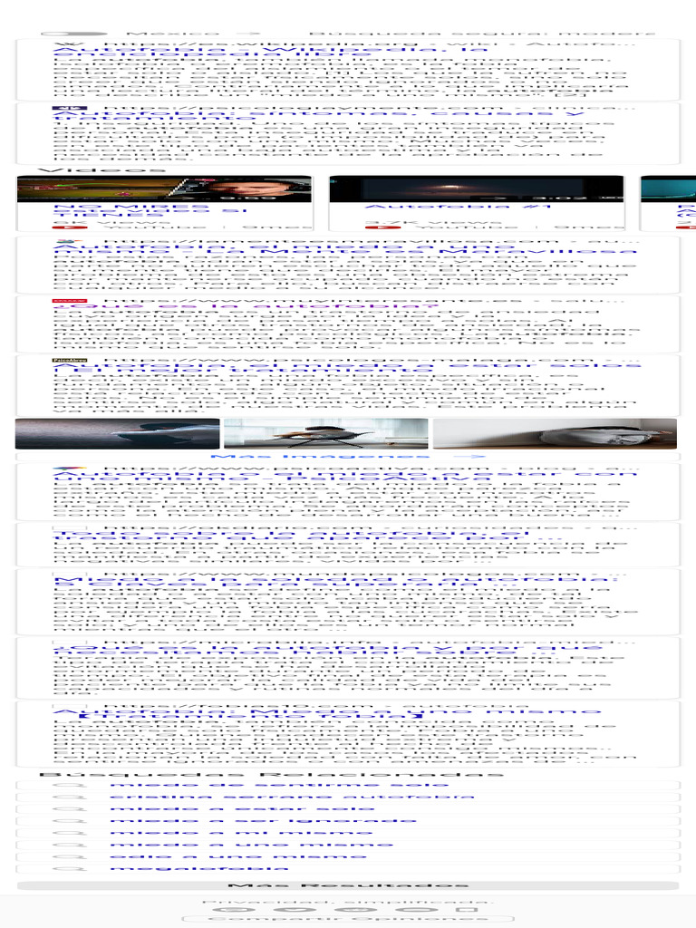 Autofobia: Miedo a la Soledad | PDF | Fobia | Temor