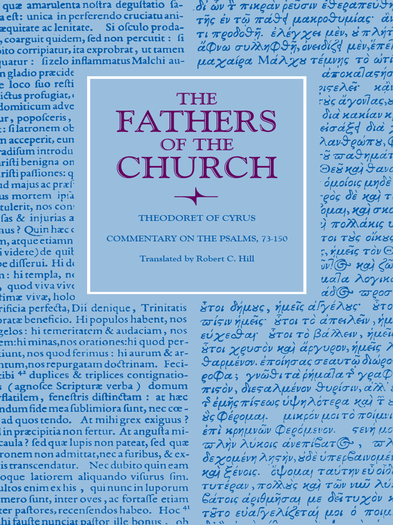 Dokumen - Pub Theodoret of Cyrus Commentary On The Psalms 73 150 ...