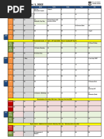 C Uj Exam Timetable Format 2025 | PDF | Academic Term
