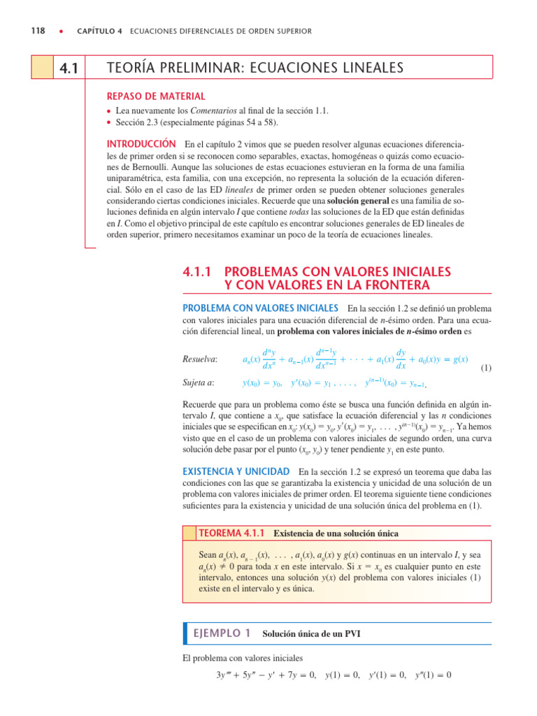 Solucion de Ecuaciones Diferenciales de Orden Superior 2.0 | PDF | Ecuaciones | Linealidad