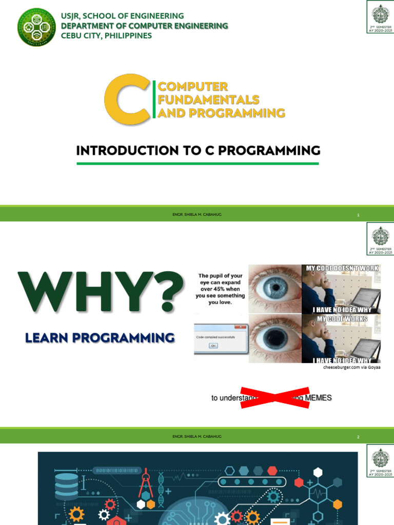 Introduction To C Programming | PDF | Computer Programming | Computer ... Introduction To C Programming | PDF | Computer Programming | Computer ...
