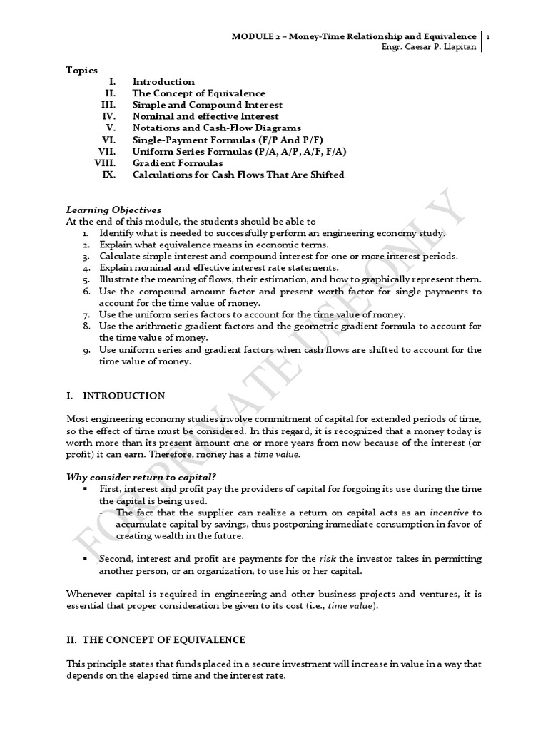 Module2 Econ | PDF | Interest | Interest Rates