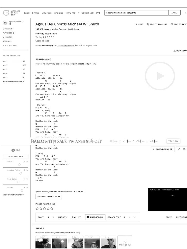 Agnus Dei Michael W Smith Key C Pdf