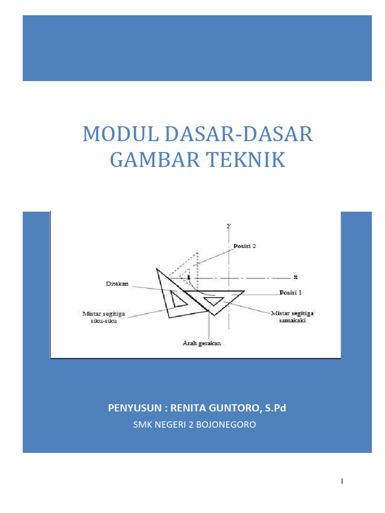 Modul Dasar - Dasar - Gambar - Teknik | PDF