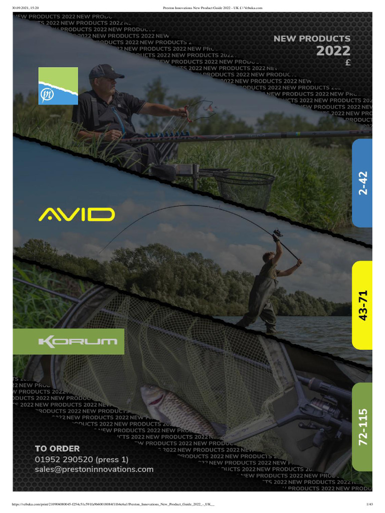 Preston Innovations New Product Guide 2022 - UK 163 Vebuka Com | PDF
