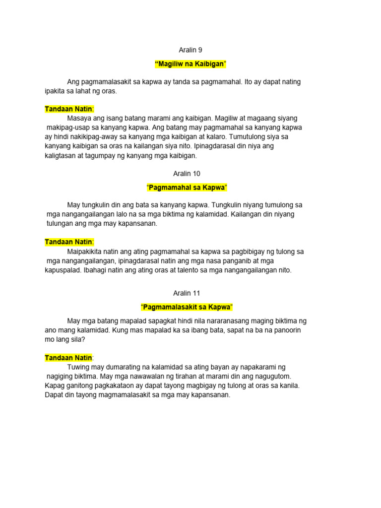 Esp 2ND Quarter | PDF