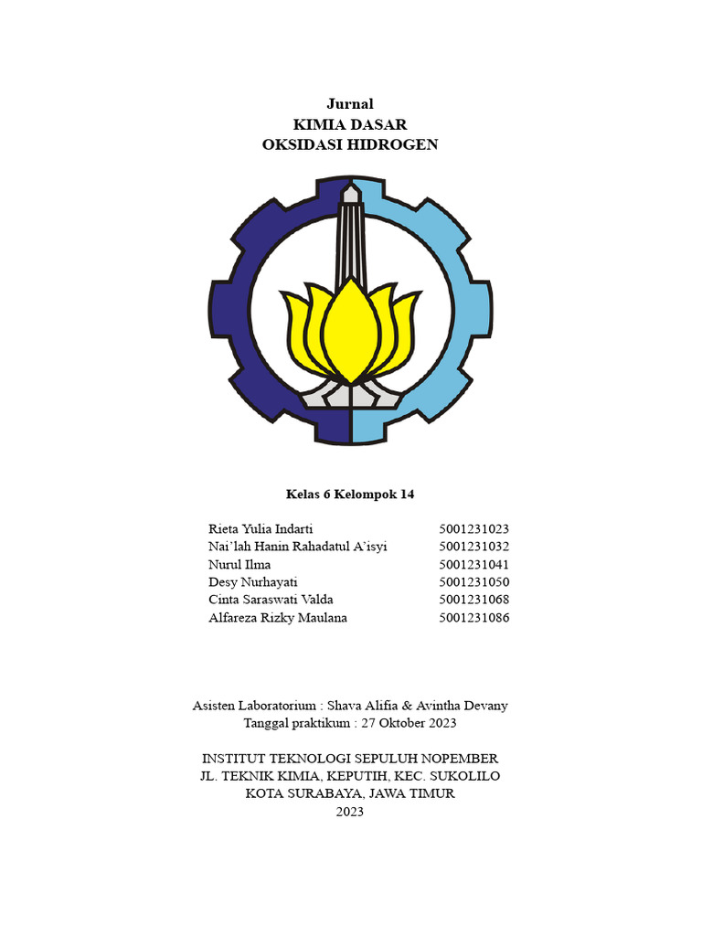 Oksidasi Hidrogen dan Uji Pop | PDF